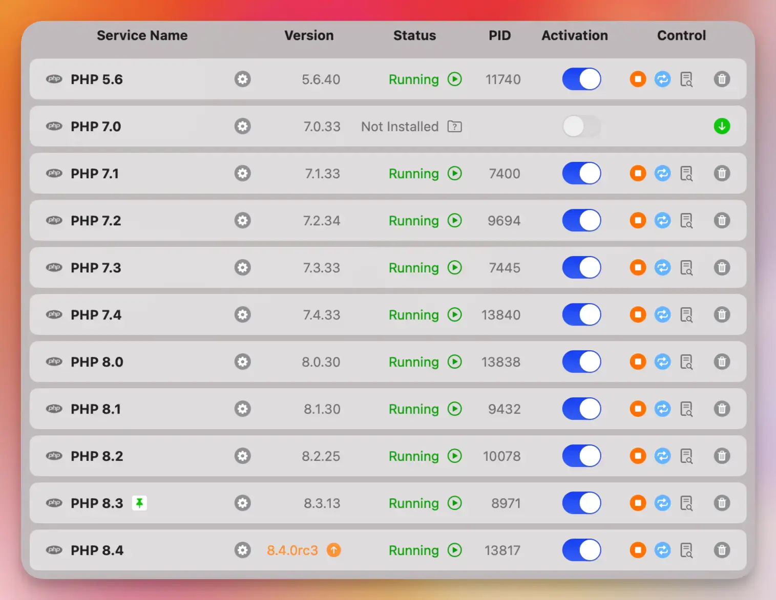 Comprehensive Php Support Servbay The Best Local Php Python Nodejs Mysql Postgresql Ollama